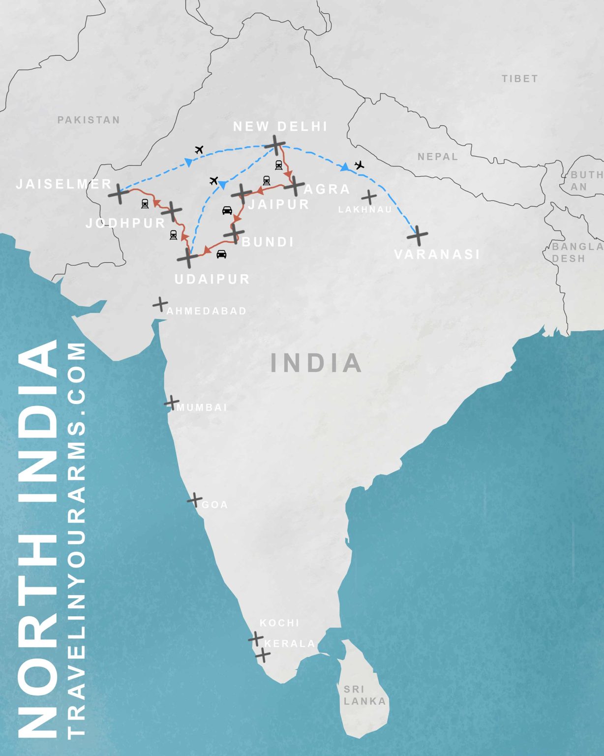 travelinyourarms – Our packed North India guide for 2 weeks